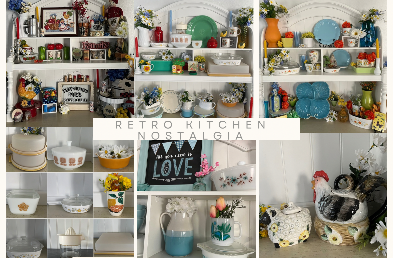 Retro Kitchen Nostalgia Collection – Call Me Old Fashioned Vintage Shop